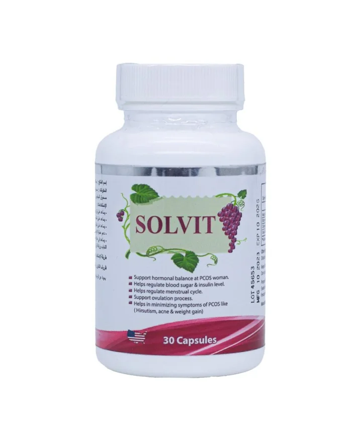 Solvit Herbal Supplement 30 Capsule سولفت هيربال كبسولات مكمل غذائي ...
